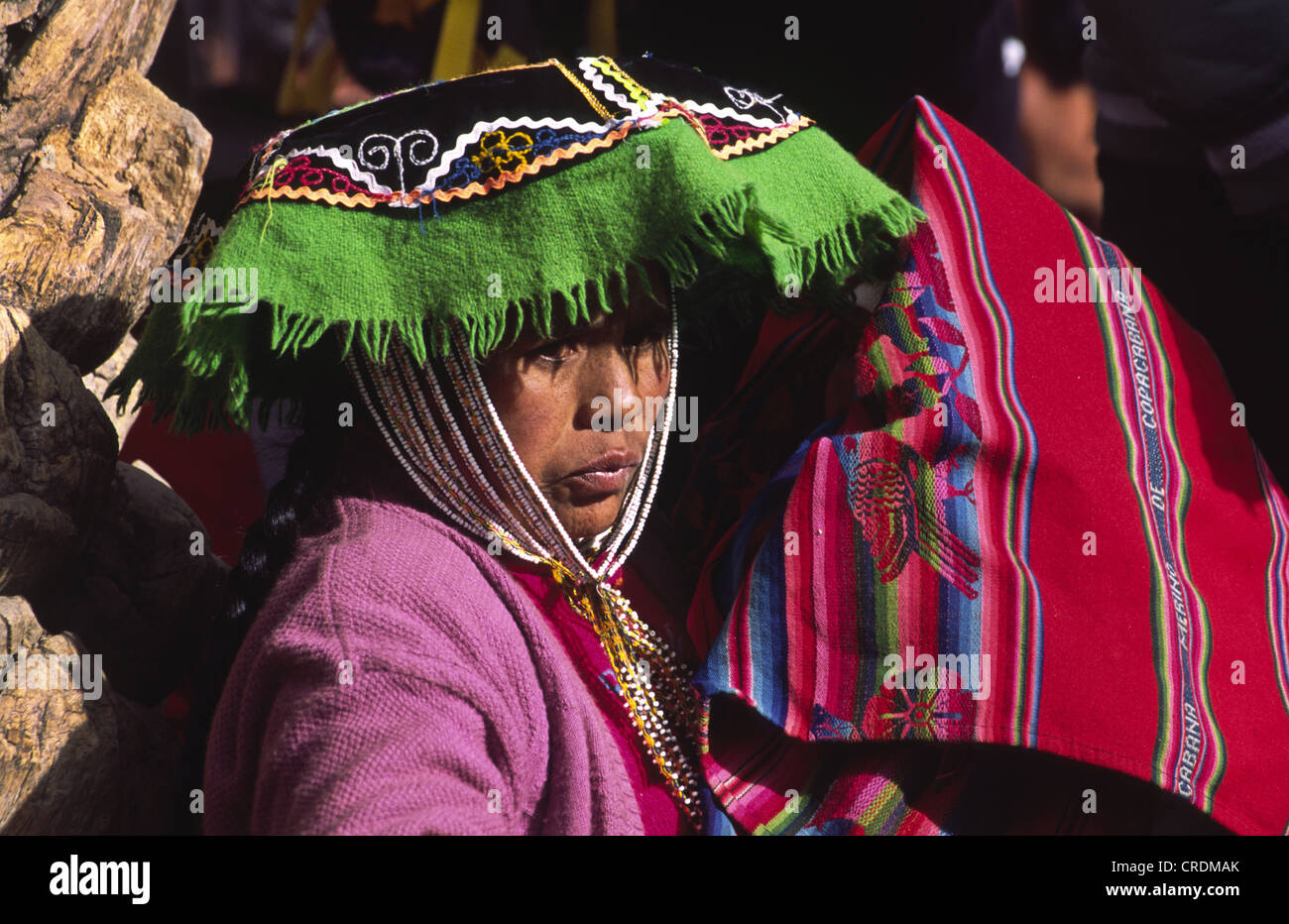 Quechua woman with traditional dress. Paucartambo, Peru Stock Photo - Alamy