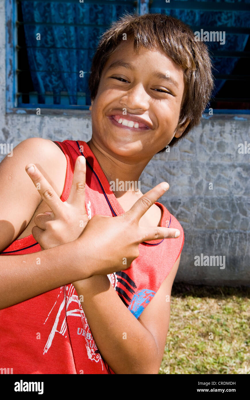 Polynesian boy hi-res stock photography and images - Alamy