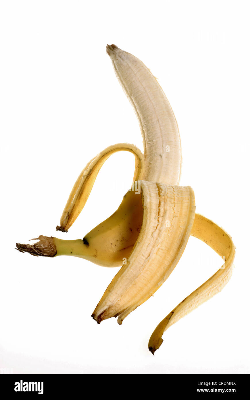 Close up open banana Cut Out Stock Images & Pictures - Alamy