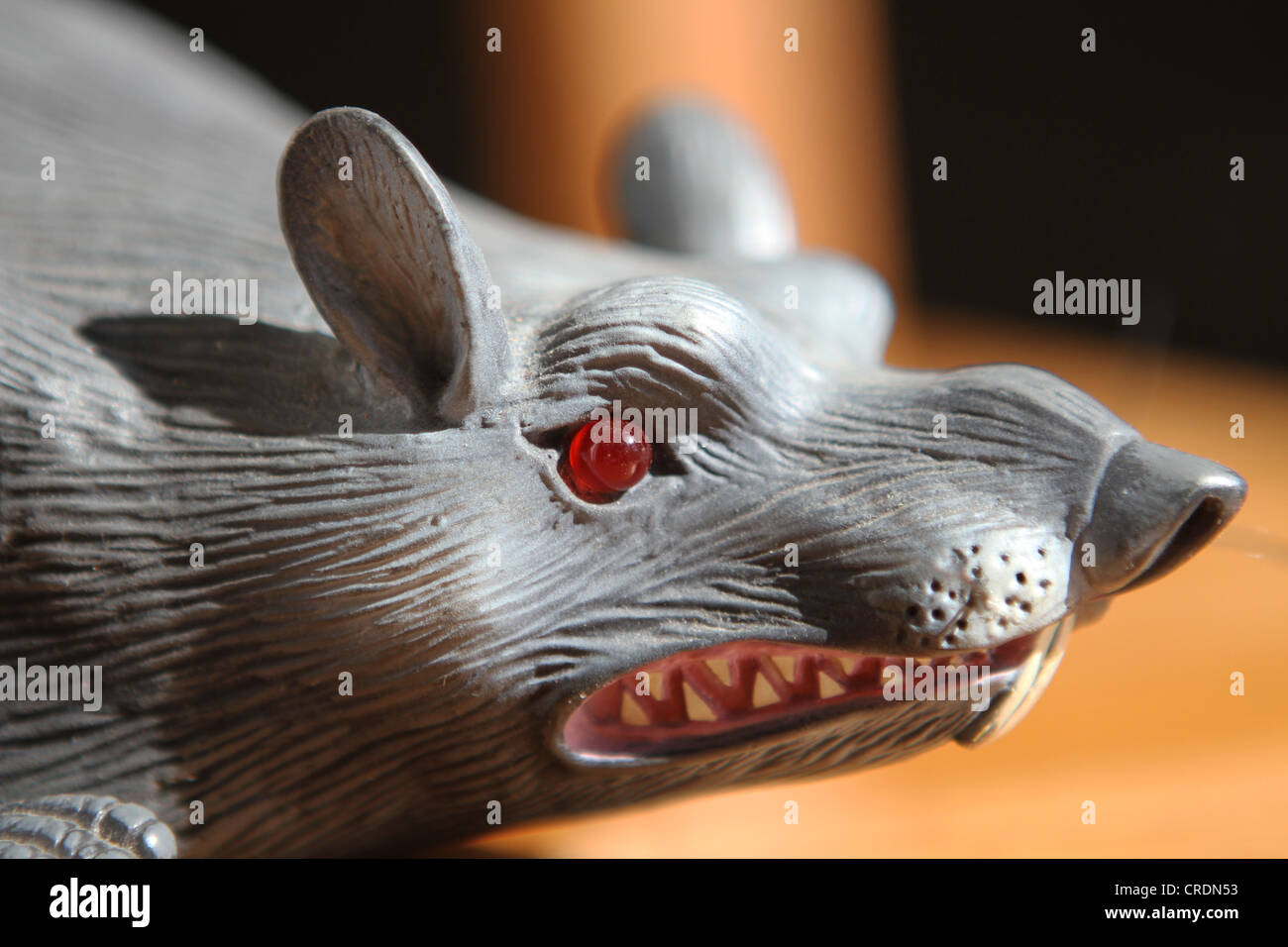 A close up of the face of a rat toy Stock Photo - Alamy