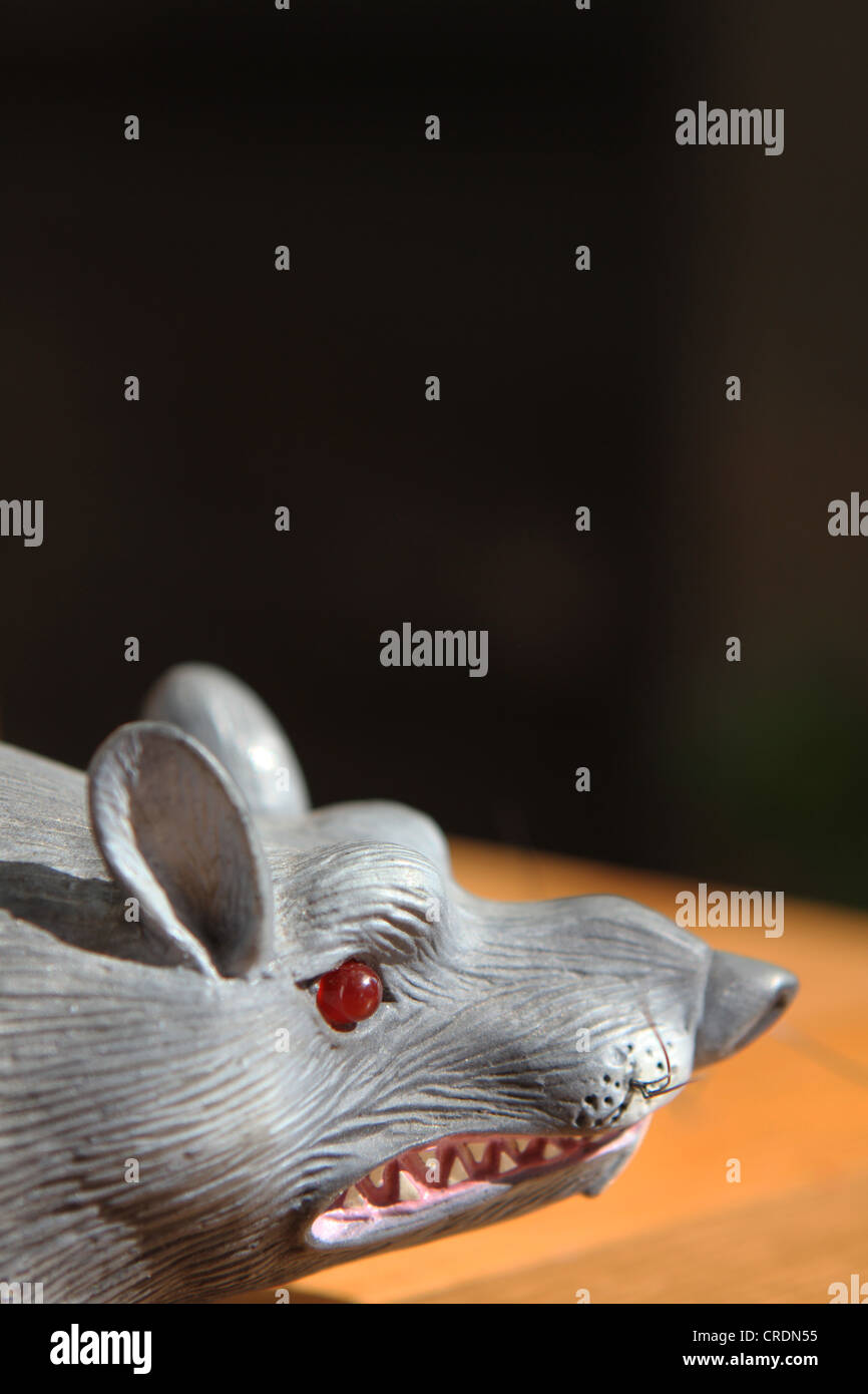 A close up of the face of a rat toy Stock Photo - Alamy