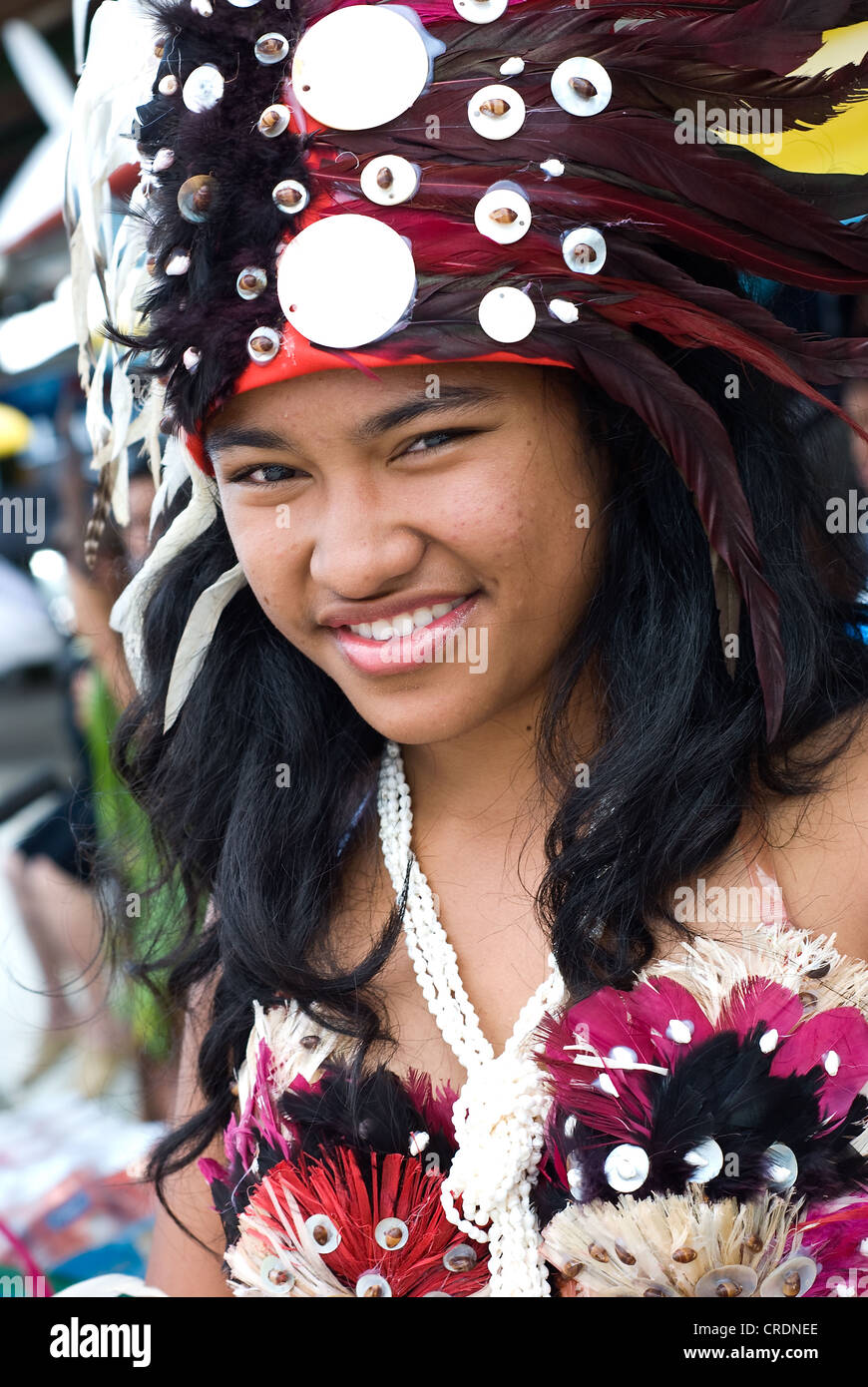 Cook Islands Rarotonga Avarua Constitution Day Festival parade Stock ...