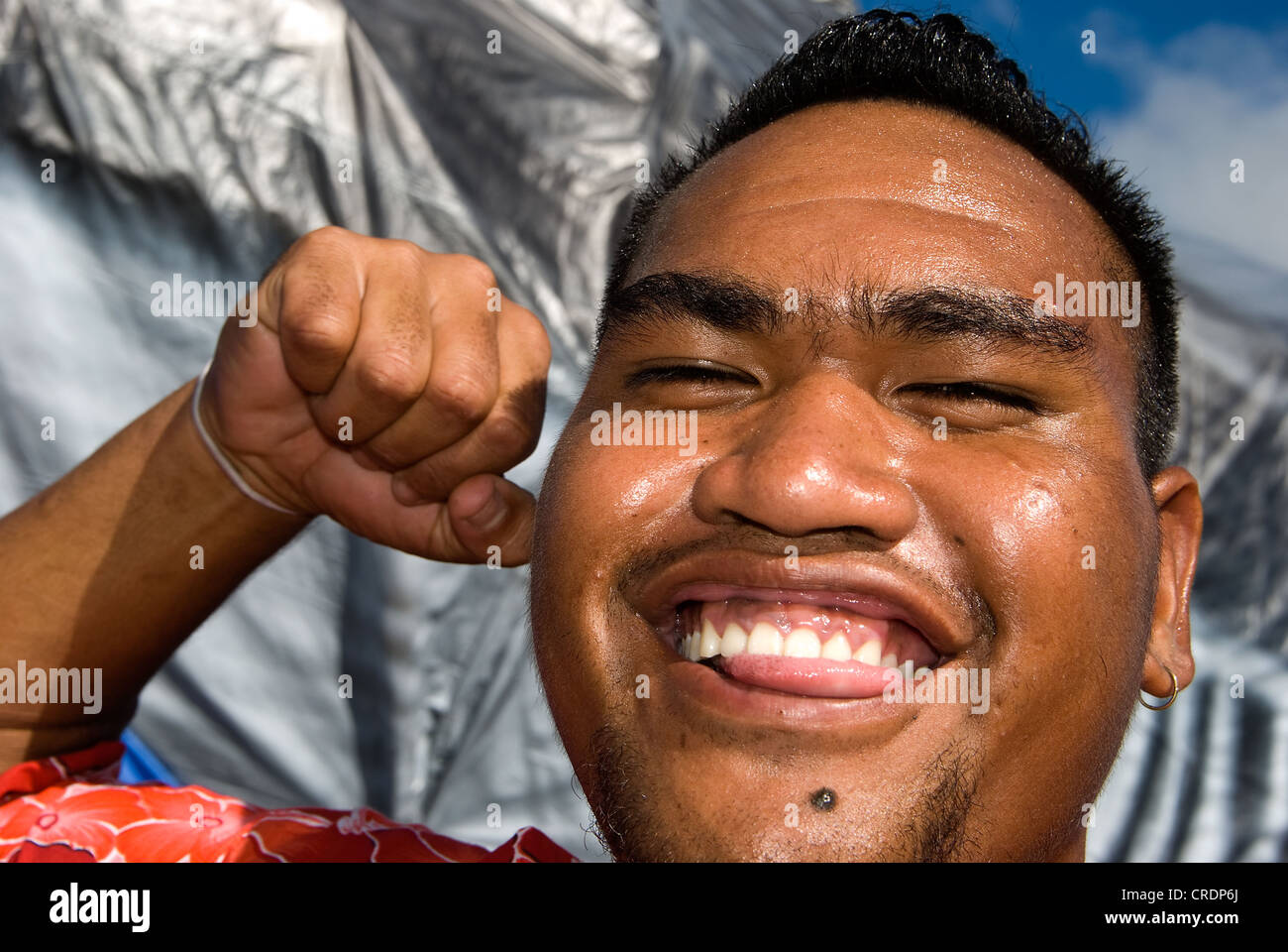 Cook Islands Rarotonga Avarua Constitution Day Festival parade Stock ...