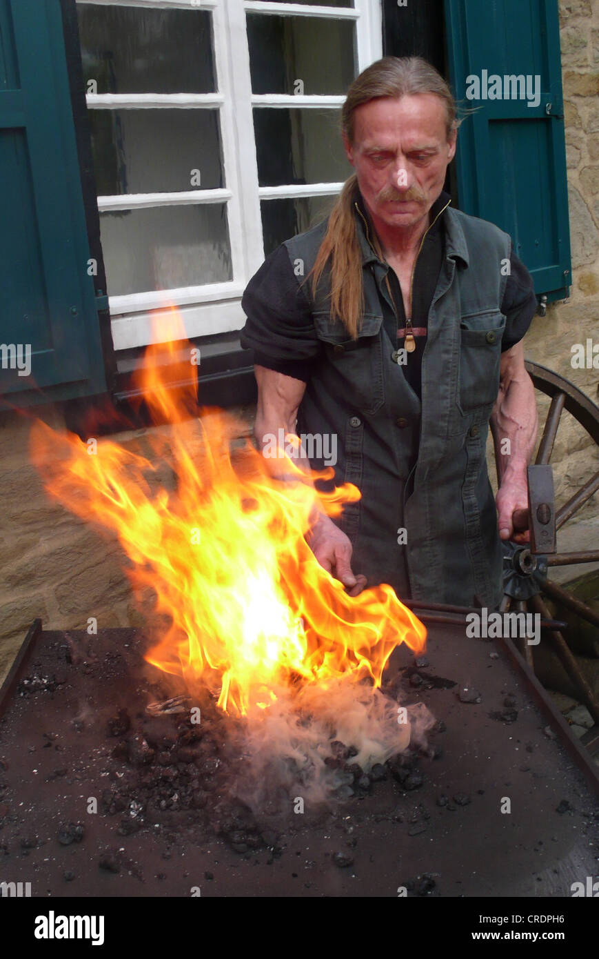 traditional handcraft, smith at work, Germany Stock Photo - Alamy