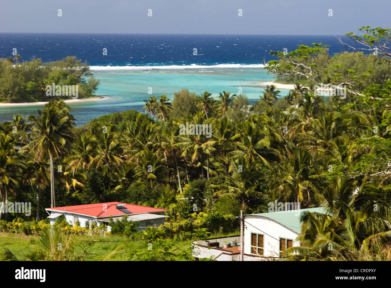 muri lagoon and island, rarotonga, cook islands Stock Photo - Alamy