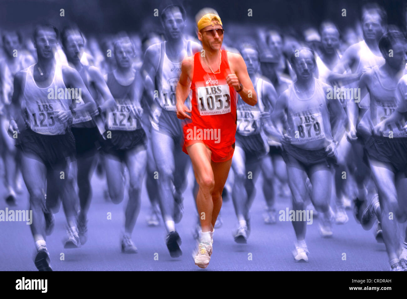 Marathon contestant hi-res stock photography and images - Alamy