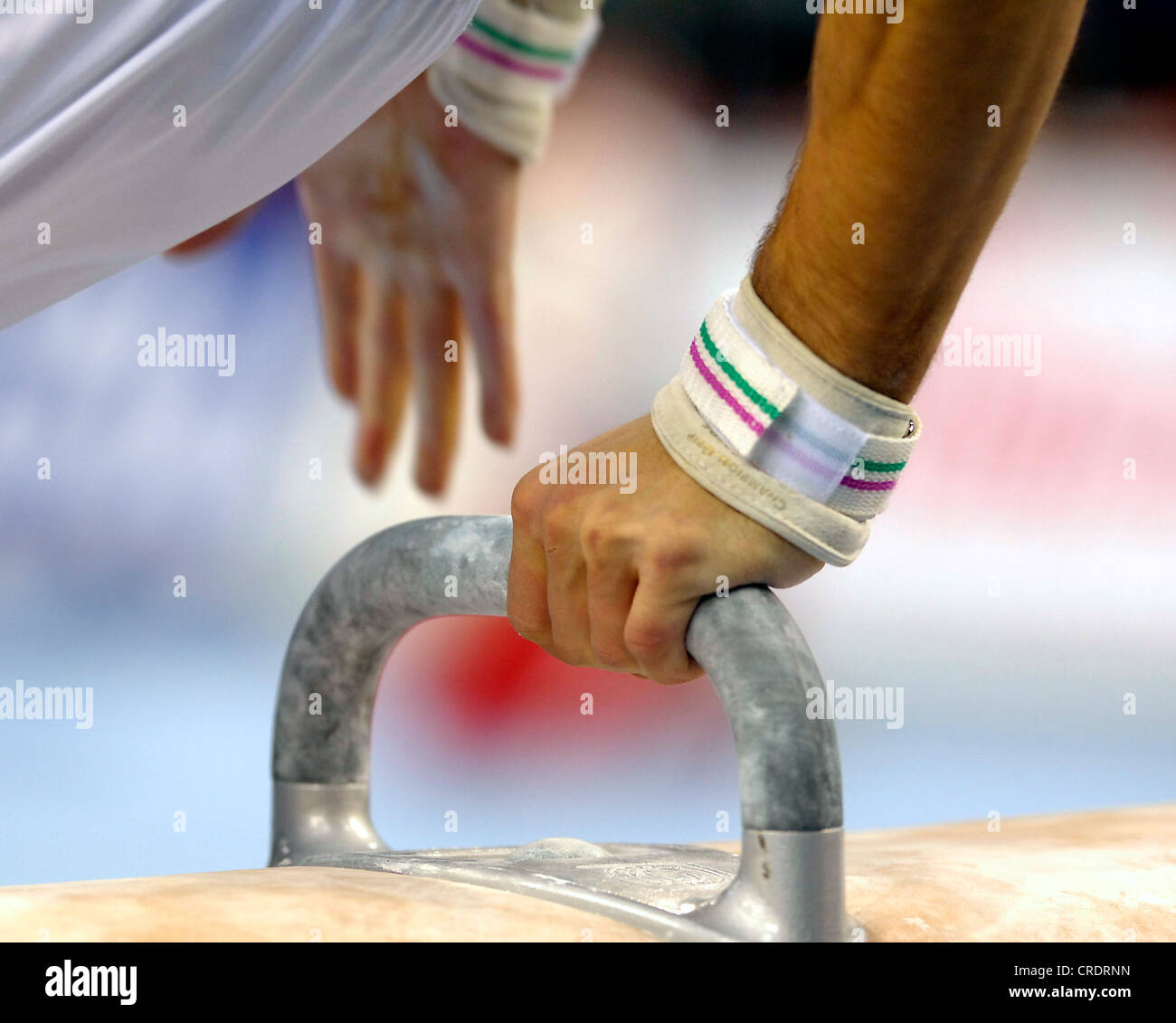 artistic gymnastics; pommel horse Stock Photo - Alamy
