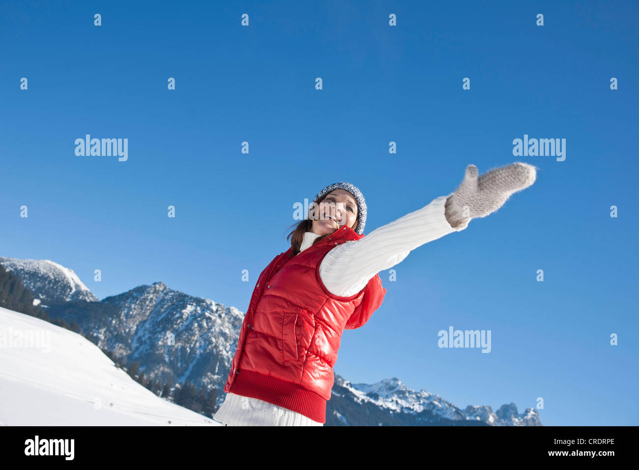 Female dancing snow hi-res stock photography and images - Alamy