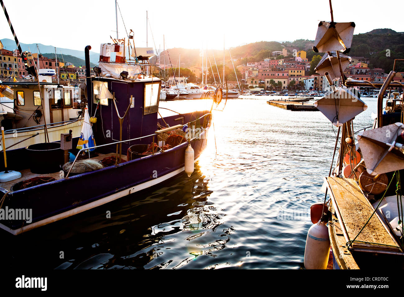Port of Rio Marina, Elba Island, Italy, Europe Stock Photo - Alamy