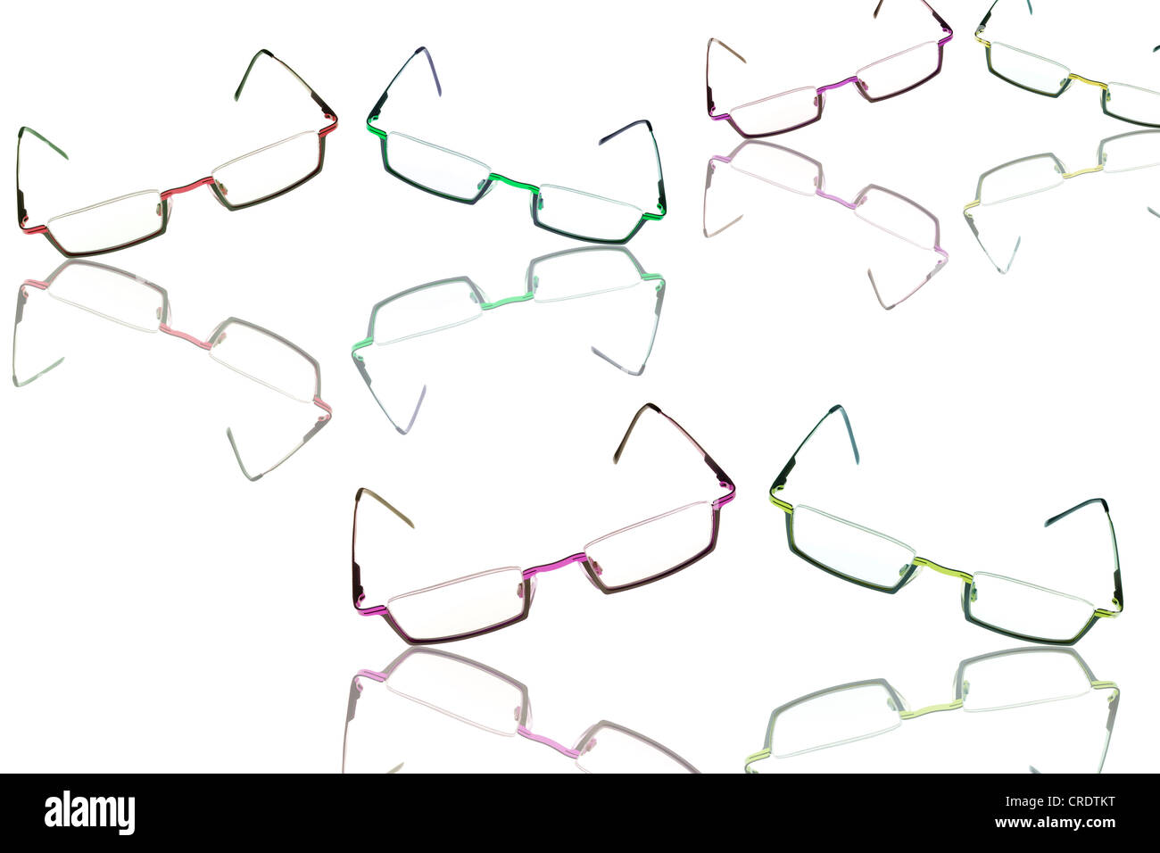 Illustration, reading glasses Stock Photo - Alamy