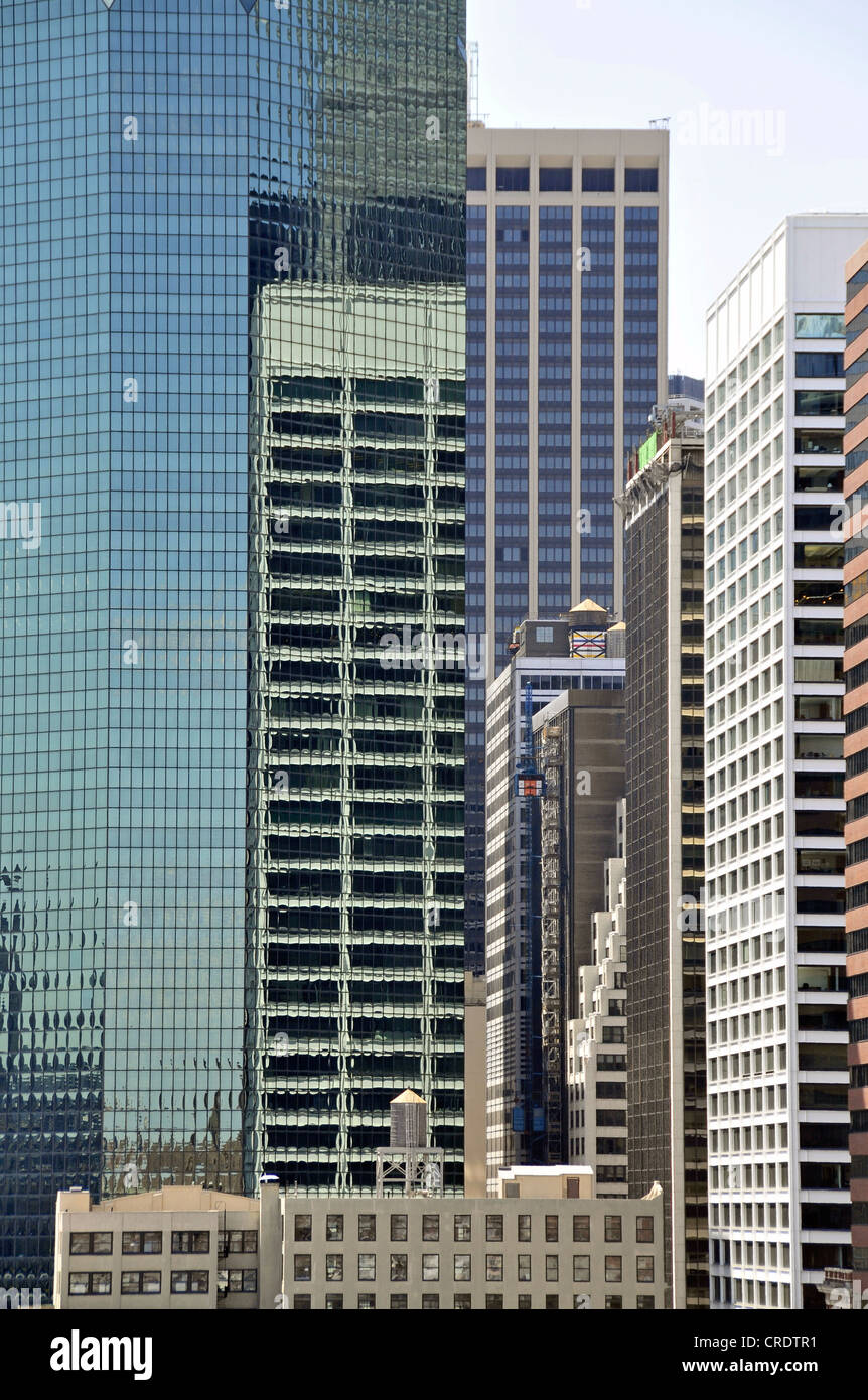 High-rise buildings, Financial District, Manhattan, New York City, USA ...
