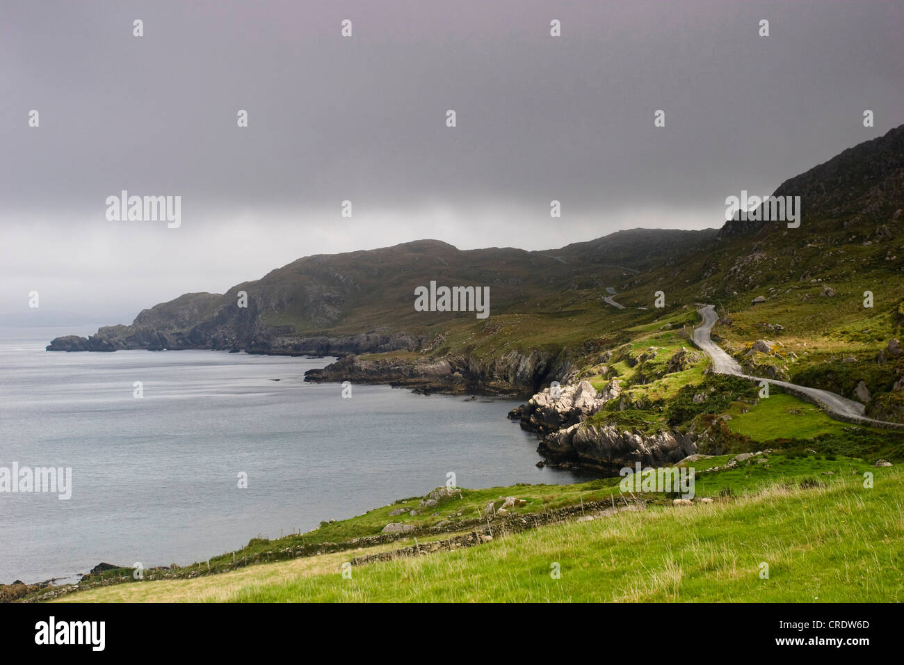 landscape at the Ring of Beara, Ireland, Cork, Beara-Halbinsel Stock ...
