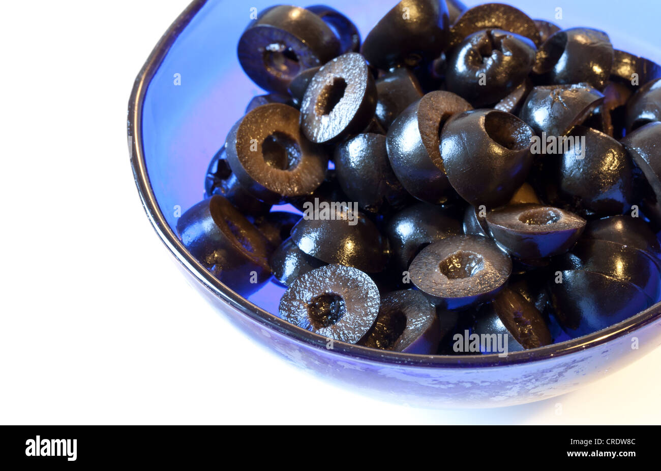 A lot of black olive slices closeup Stock Photo - Alamy