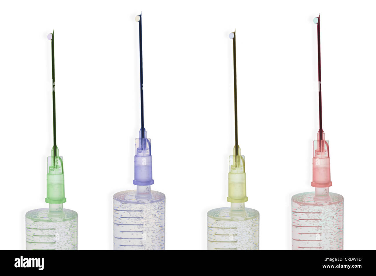 Needles and syringes Cut Out Stock Images & Pictures - Alamy