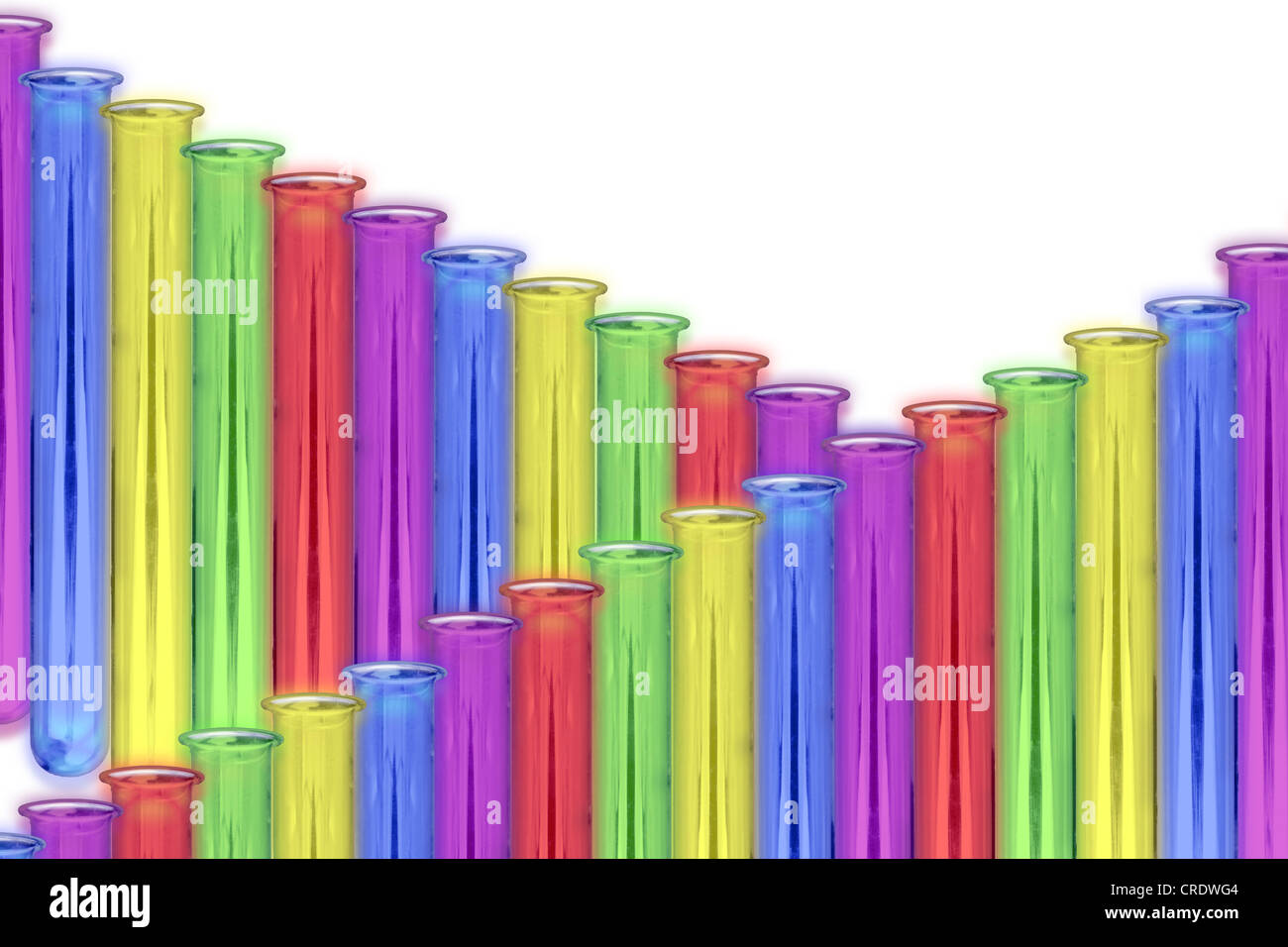 Colourful test tubes Stock Photo - Alamy