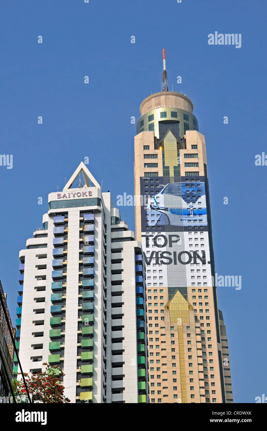 Baiyoke Tower, the tallest building in Thailand, Bangkok, Thailand ...