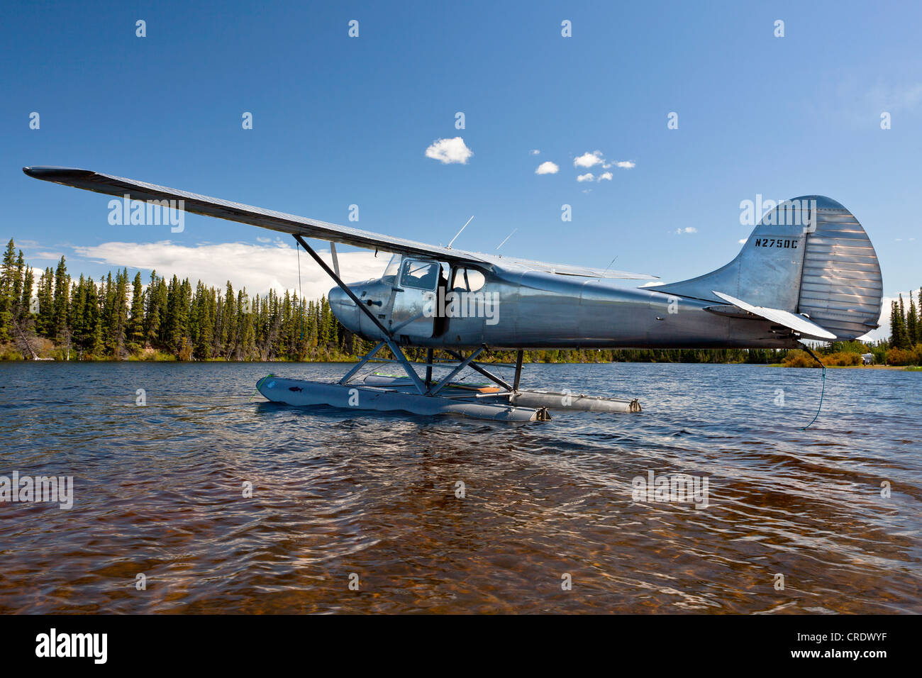 Seaplane on Moon Lake in Alaska, USA, PublicGround Stock Photo - Alamy