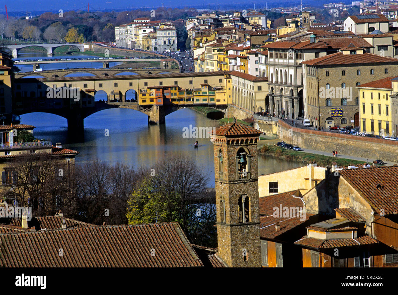 Old bridge, Ponte Vecchio of Florence, Italy Stock Photo - Alamy