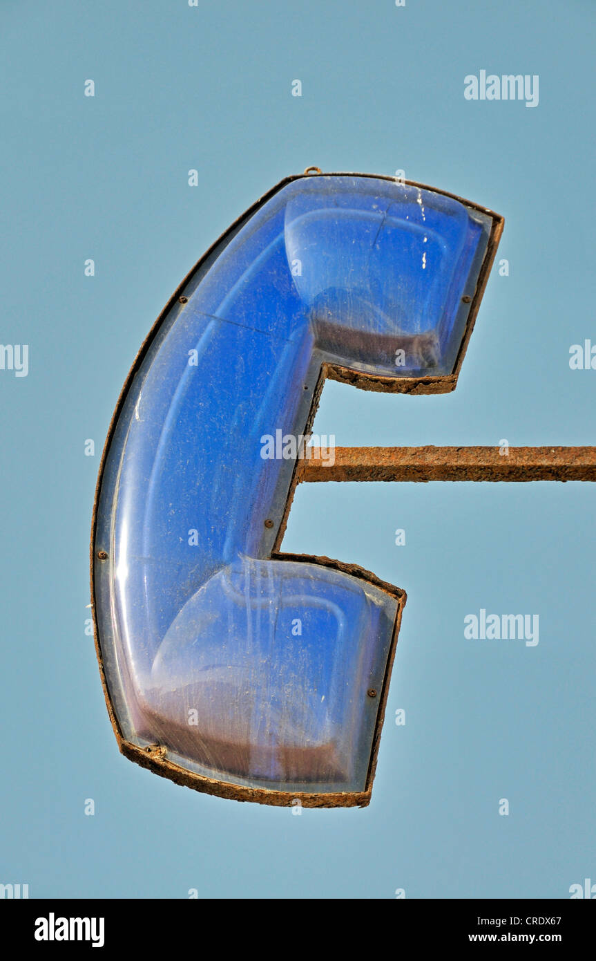 Advertising sign in shape telephone hi-res stock photography and images ...