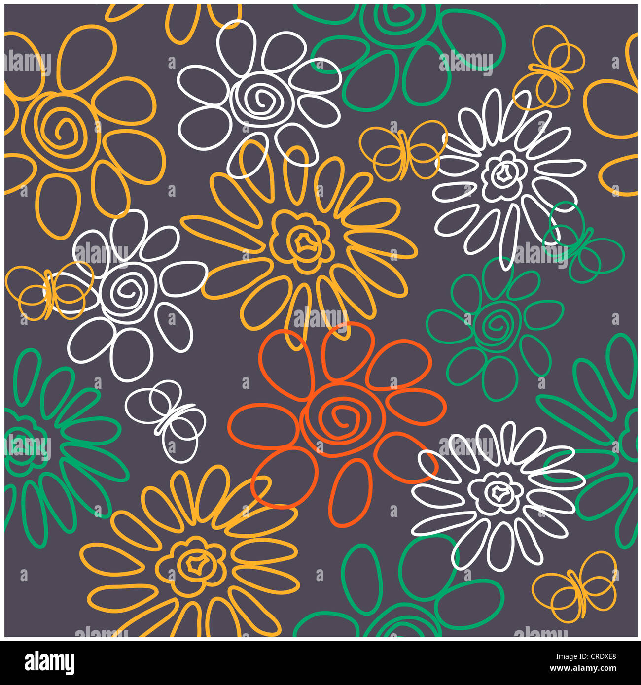 Art floral pattern background Stock Photo - Alamy