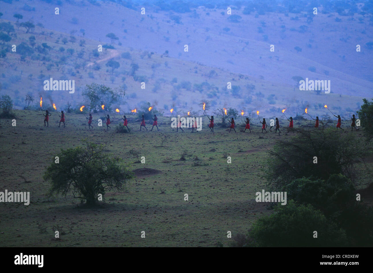 Maasai warrior hunt hi-res stock photography and images - Alamy