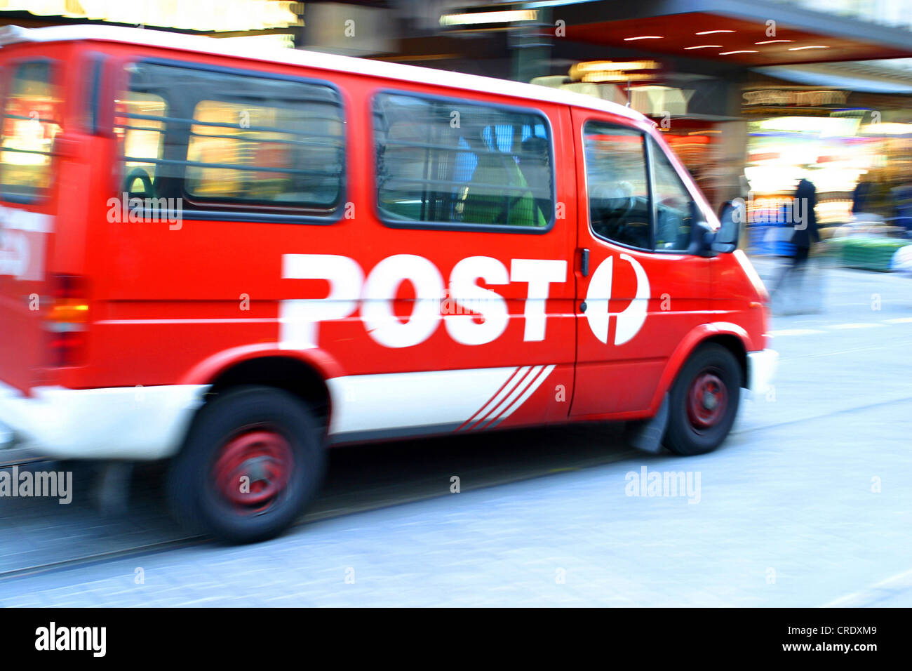 Australia Post van drives past, Australia Stock Photo - Alamy