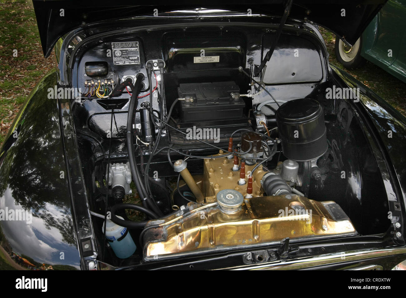 1950 Morris Minor engine bay Stock Photo, Royalty Free Image: 48864281 ...