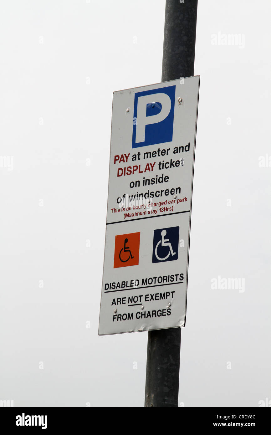 Car parking rules sign Stock Photo - Alamy