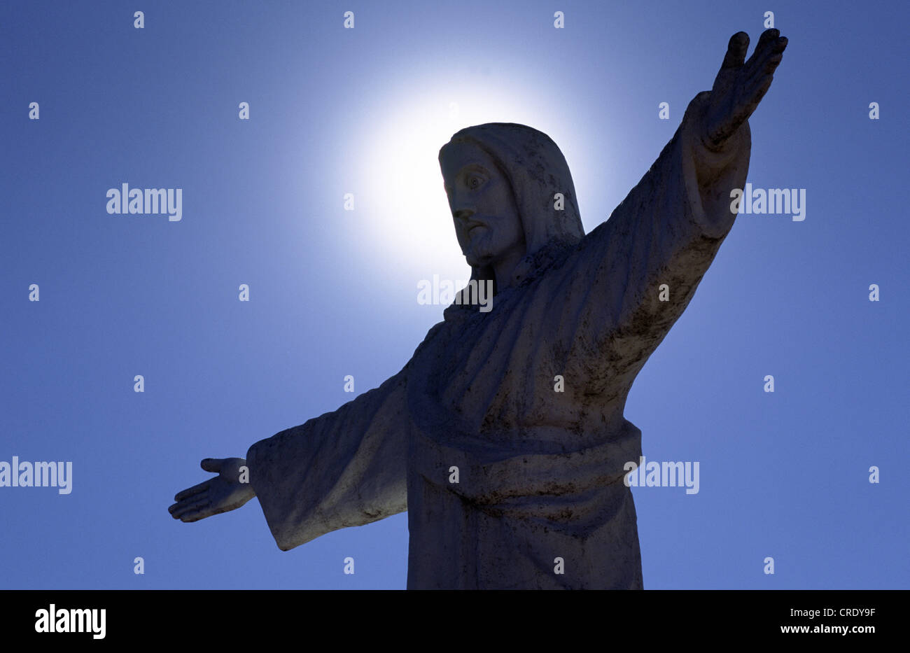 Statue of Jesus Christ overlooking Cuzco. Peru Stock Photo - Alamy