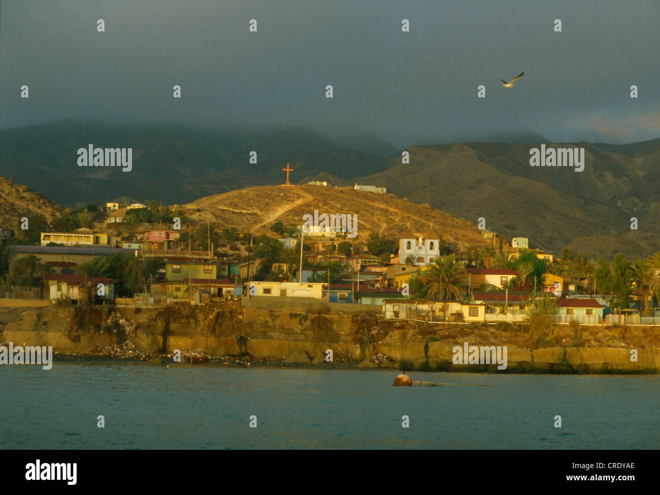 VILLAGE ON CEDROS ISLAND / BAJA CALIFORNIA, MEXICO Stock Photo - Alamy