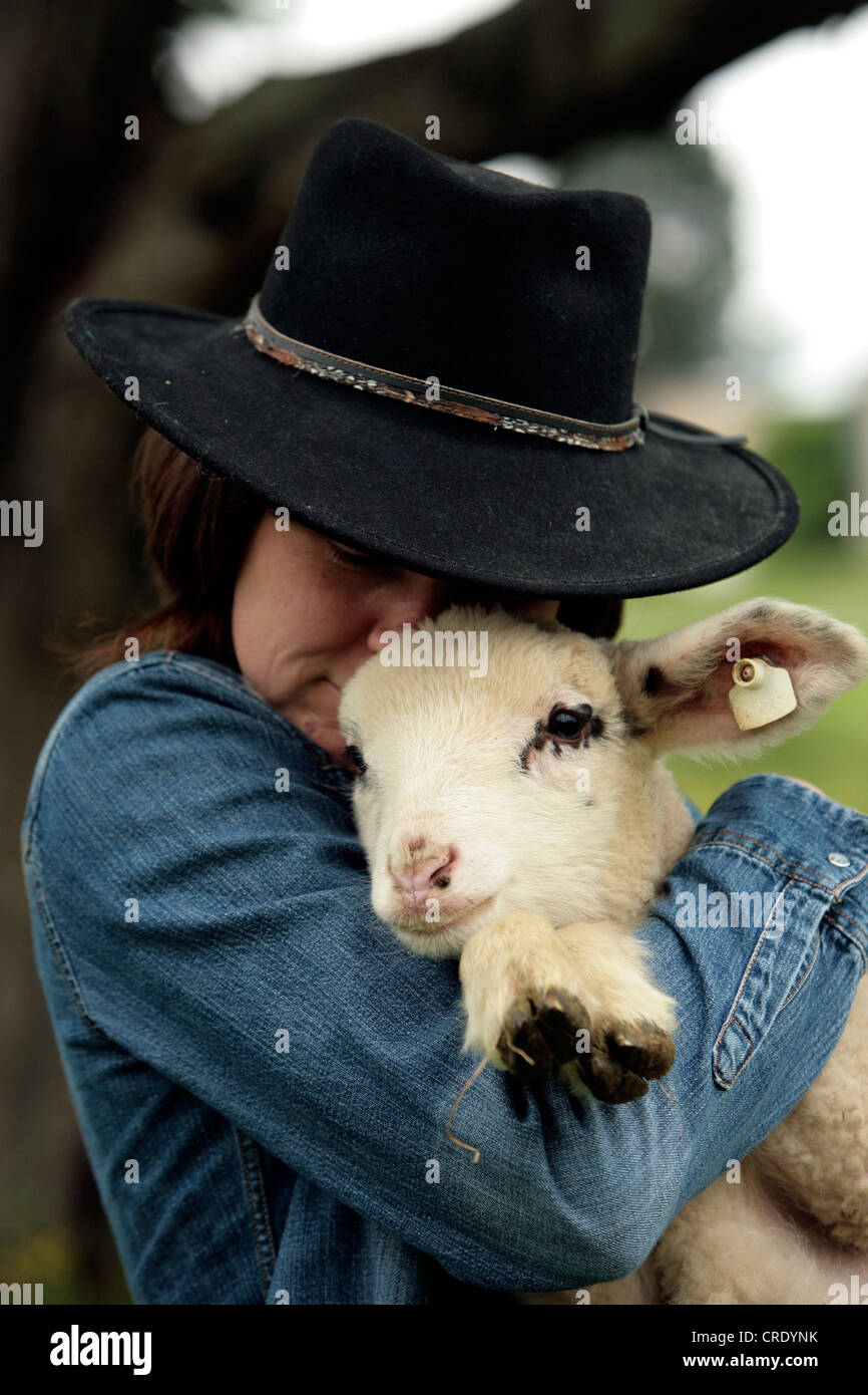 Woman sheepherder hi-res stock photography and images - Alamy
