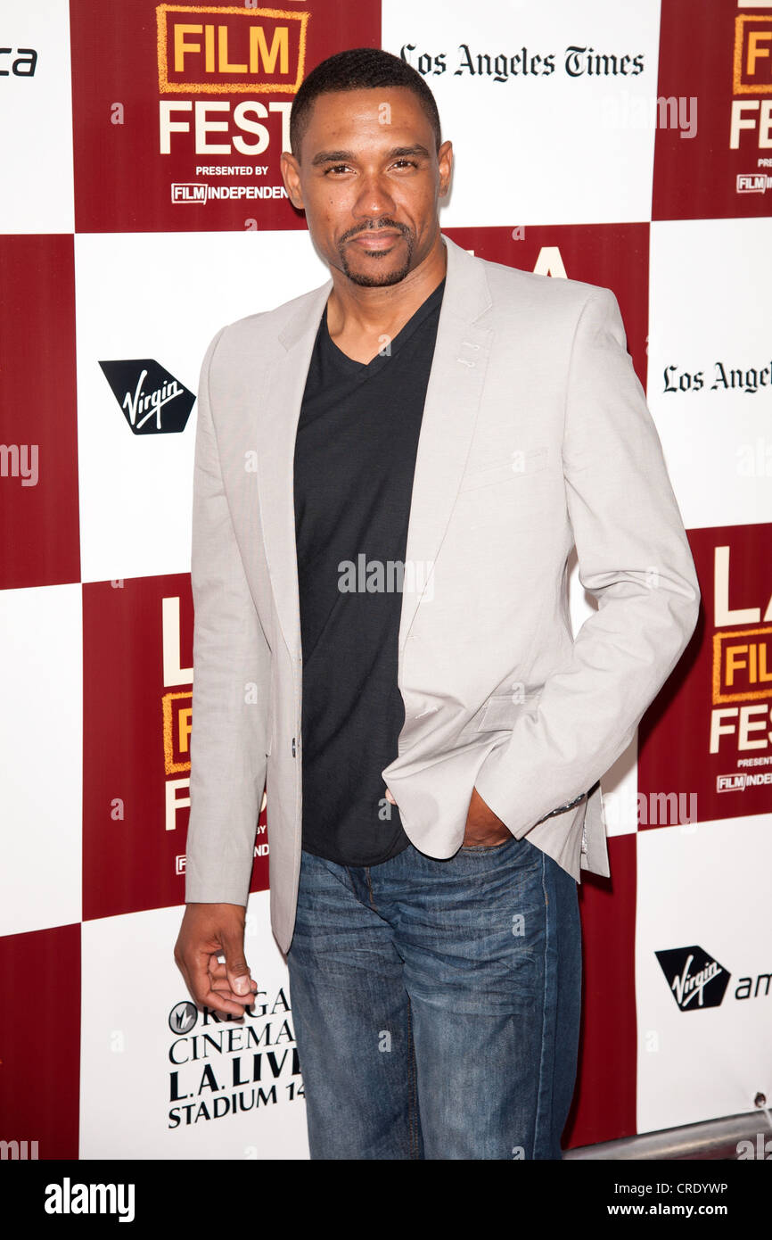 Kent Faulcon arrives at the Los Angeles Film Festival premiere of ...