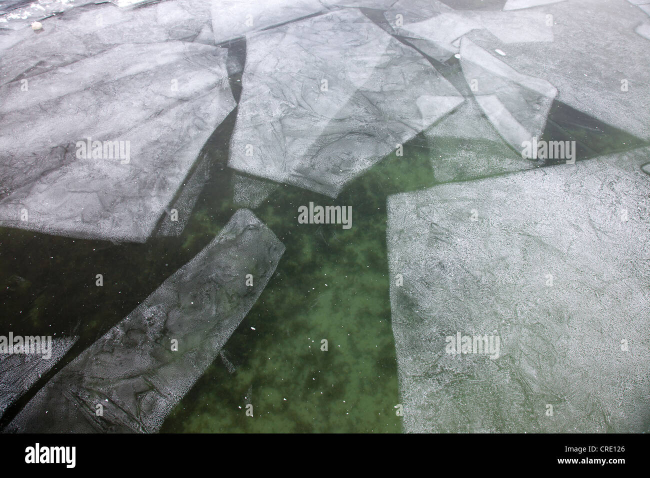 Frozen Lake Constance, Baden-Wuerttemberg, Germany, Europe Stock Photo ...