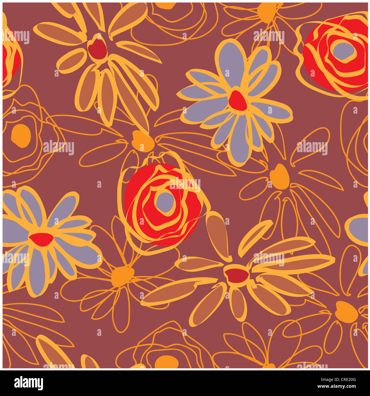Art floral pattern background Stock Photo - Alamy