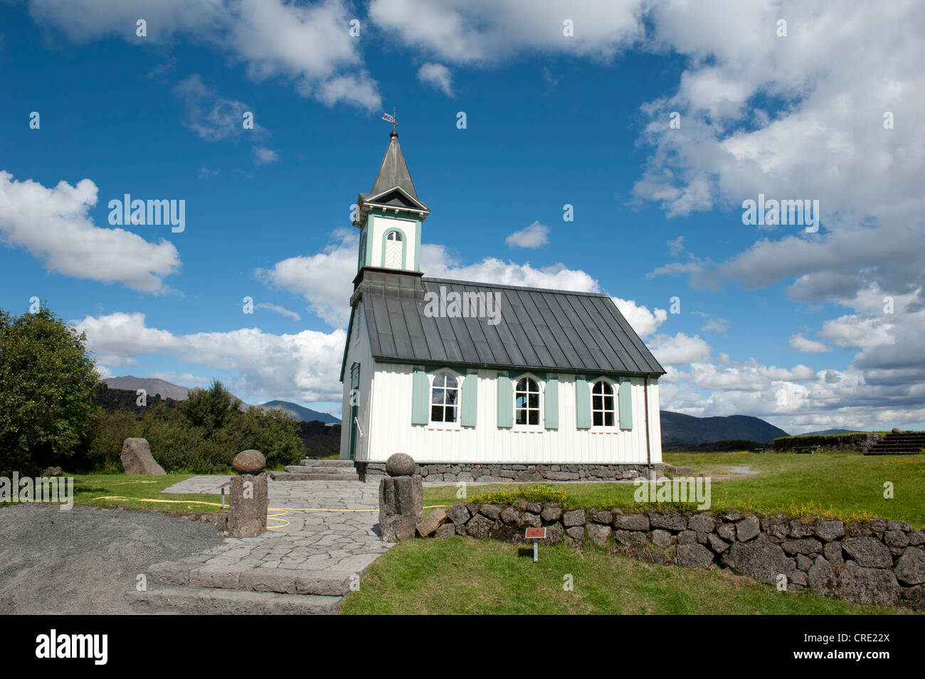 Thingvellir Thingvellir Church High Resolution Stock Photography and ...
