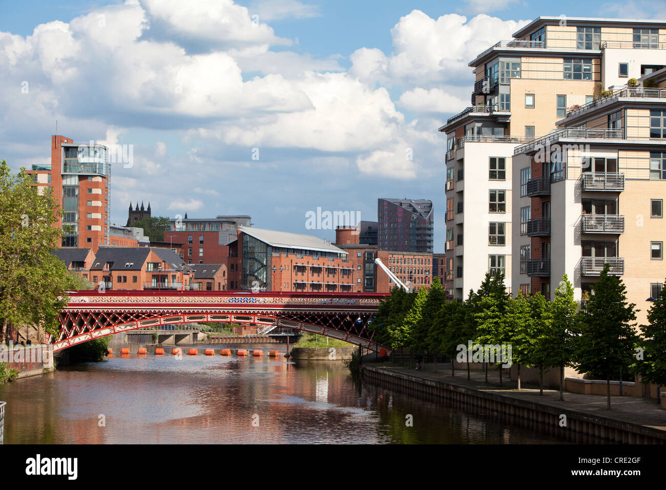 The Waterfront Leeds City West Yorkshire Stock Photo - Alamy