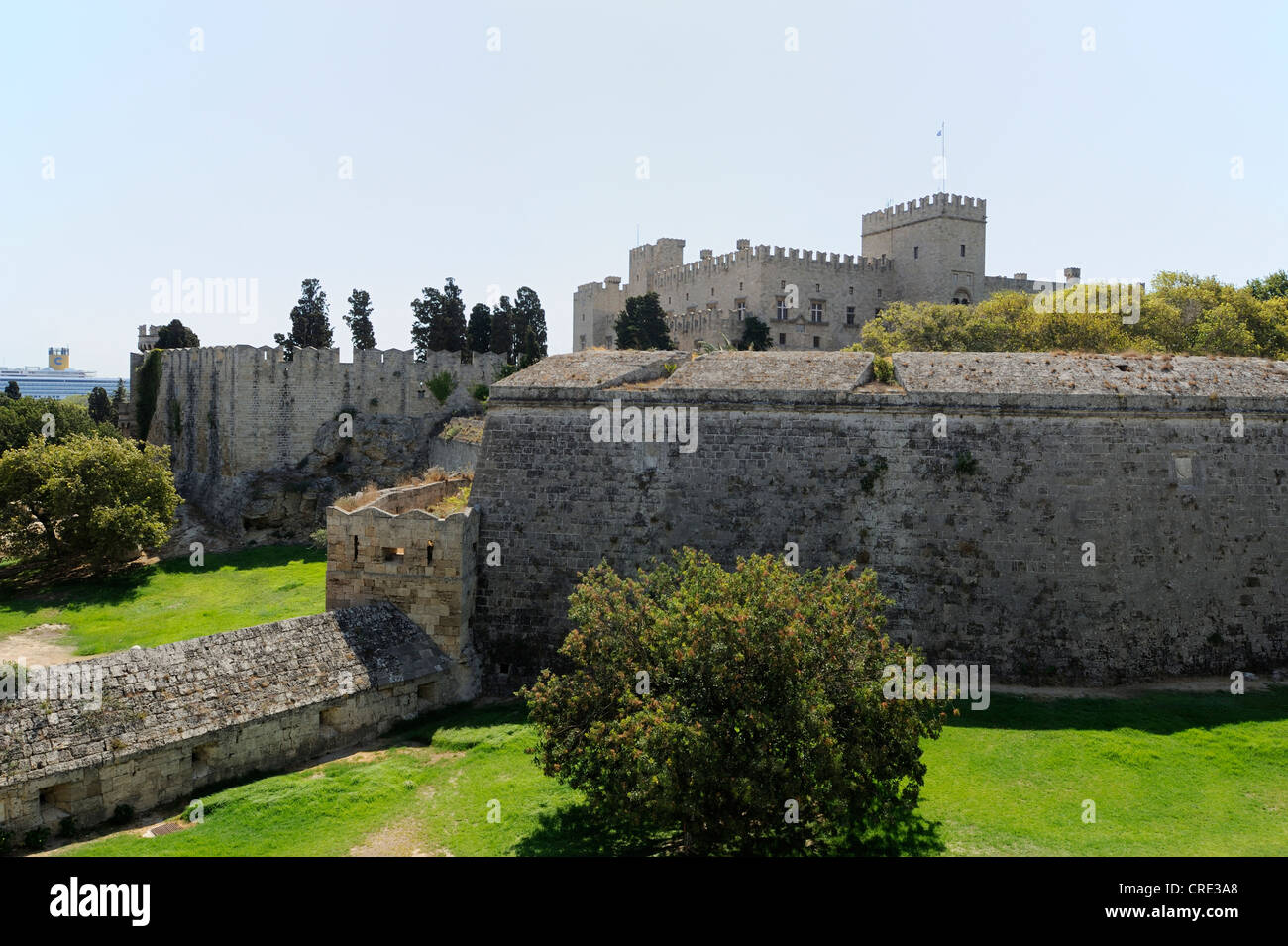 Palace of the Grand Master, Rhodes Town, Rhodes, Greece, Europe Stock ...