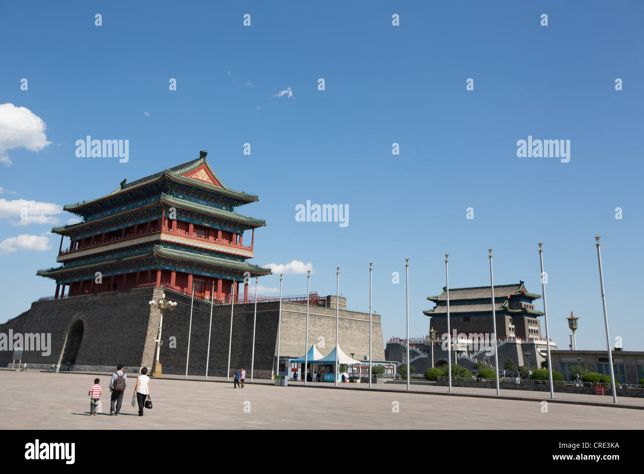 Zhengyang Gate (Front Gate) in Tiananmen Square, in Beijing, China ...