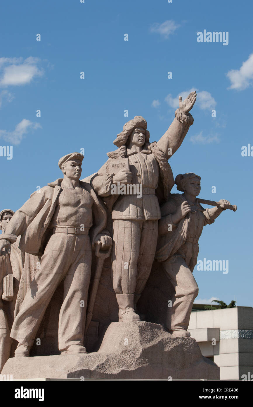 Sculpture Mao Zedong Mausoleum High Resolution Stock Photography and ...