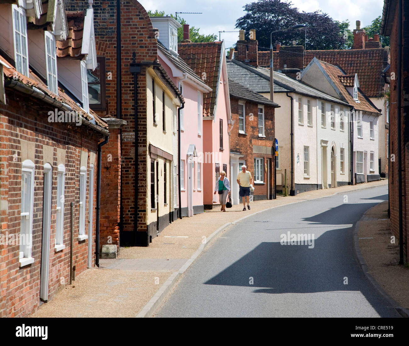 Historic buildings in Northgate, Beccles, Suffolk, England Stock Photo ...