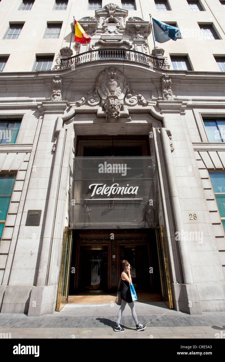 Telefonica madrid hi-res stock photography and images - Alamy