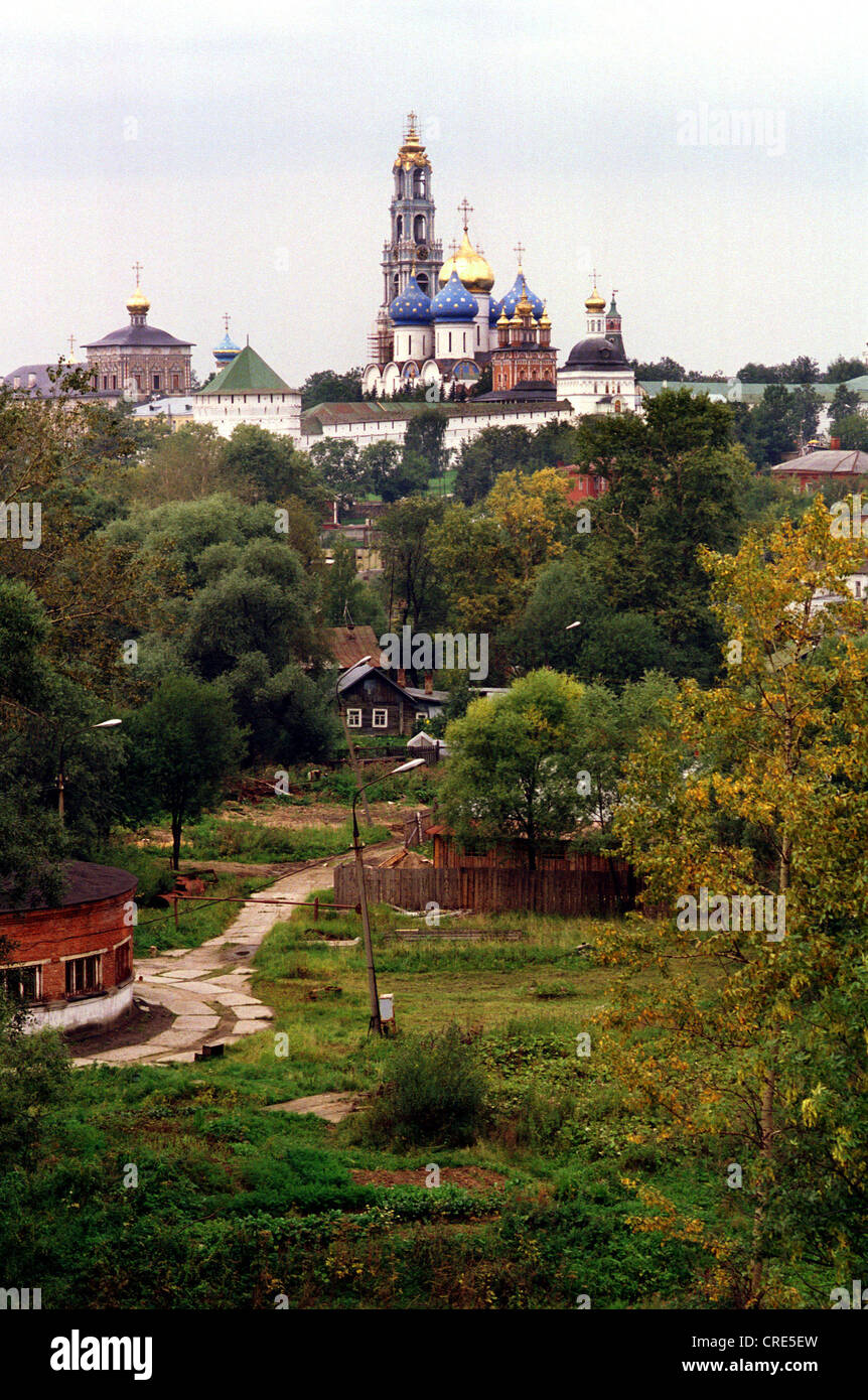 View of the St. Sergius Trinity Monastery Stock Photo - Alamy