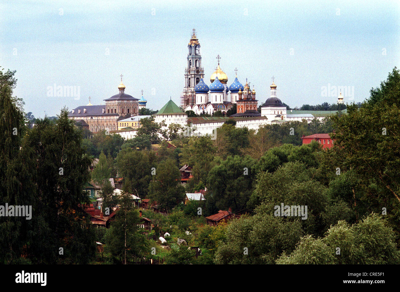 View of the St. Sergius Trinity Monastery Stock Photo - Alamy