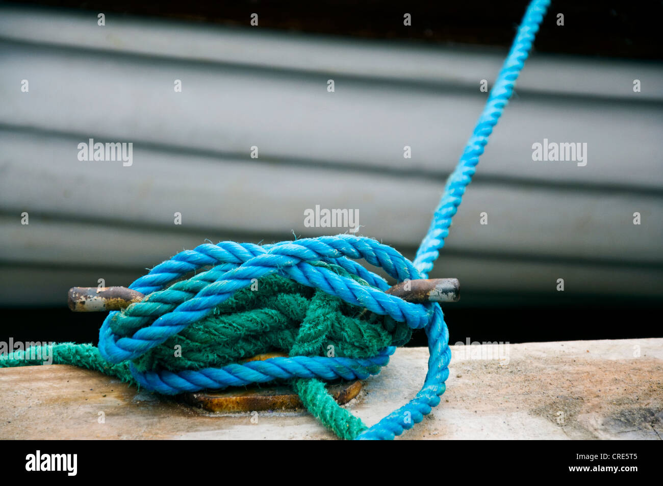 Boat tied to the dock hi-res stock photography and images - Alamy