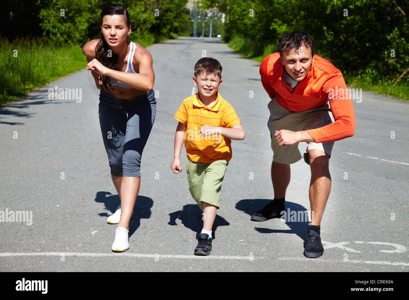 Start line pose hi-res stock photography and images - Alamy