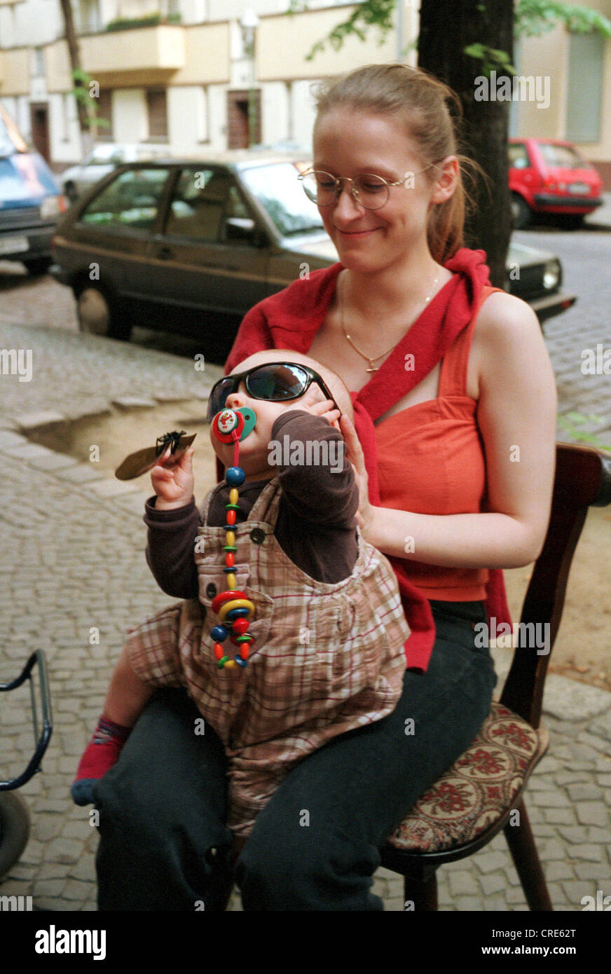 Mother and Child in Neukoelln, Berlin, Germany Stock Photo - Alamy