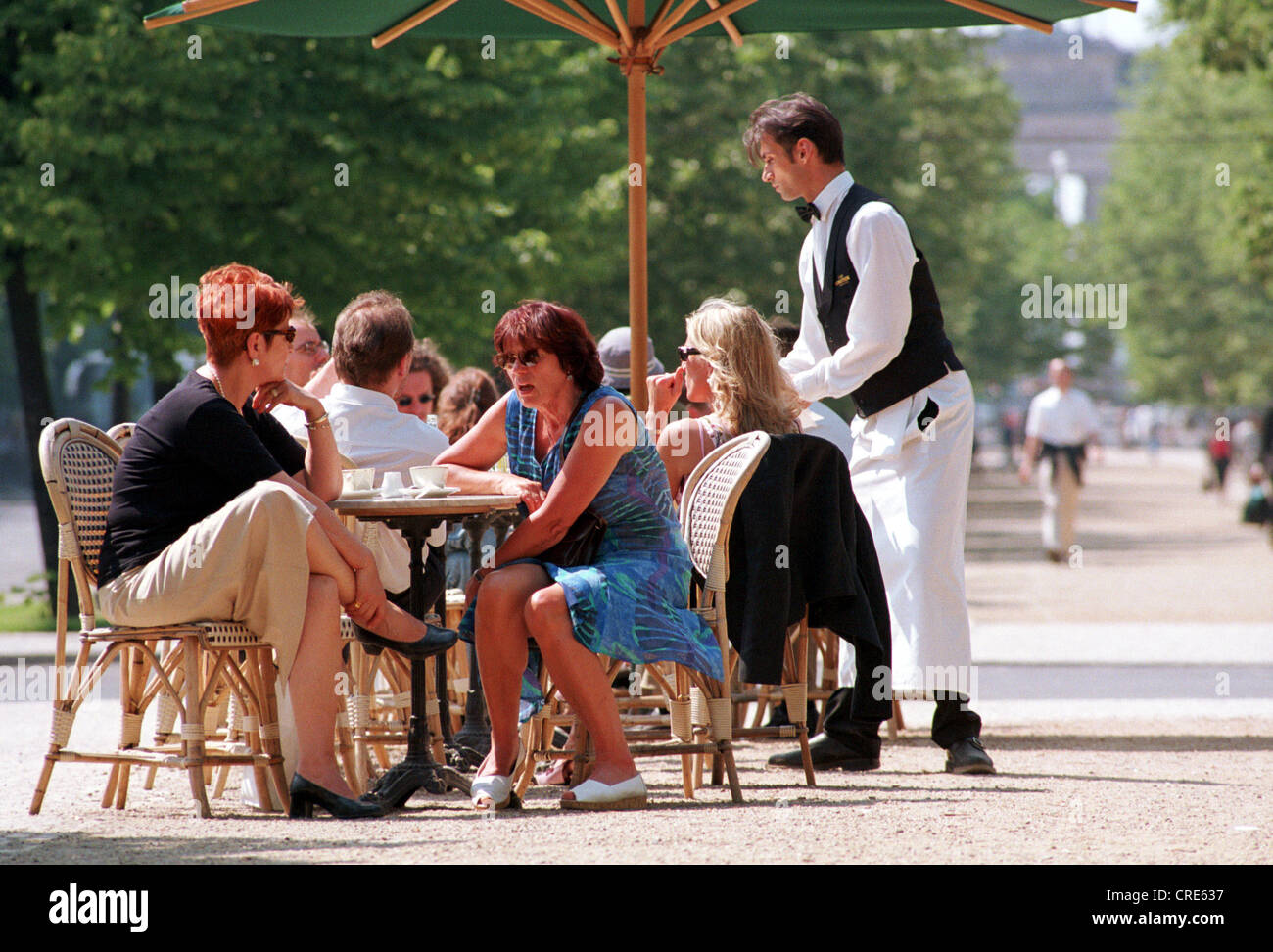 Street Cafes in Berlin-Mitte, Germany Stock Photo - Alamy