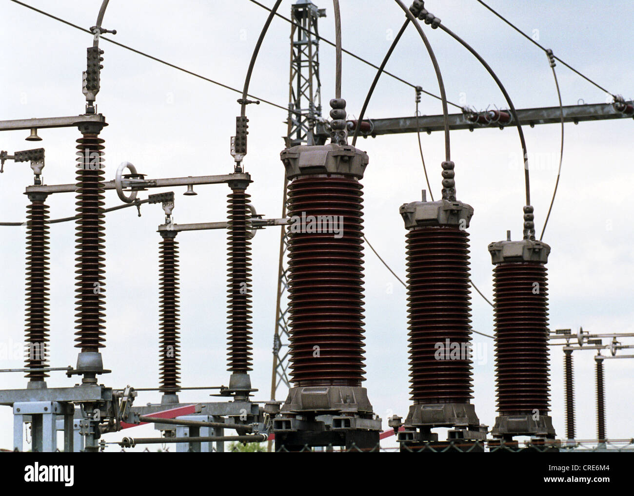 Insulators in gas turbine power plant Ahrensfelde VEAG (United Energy ...