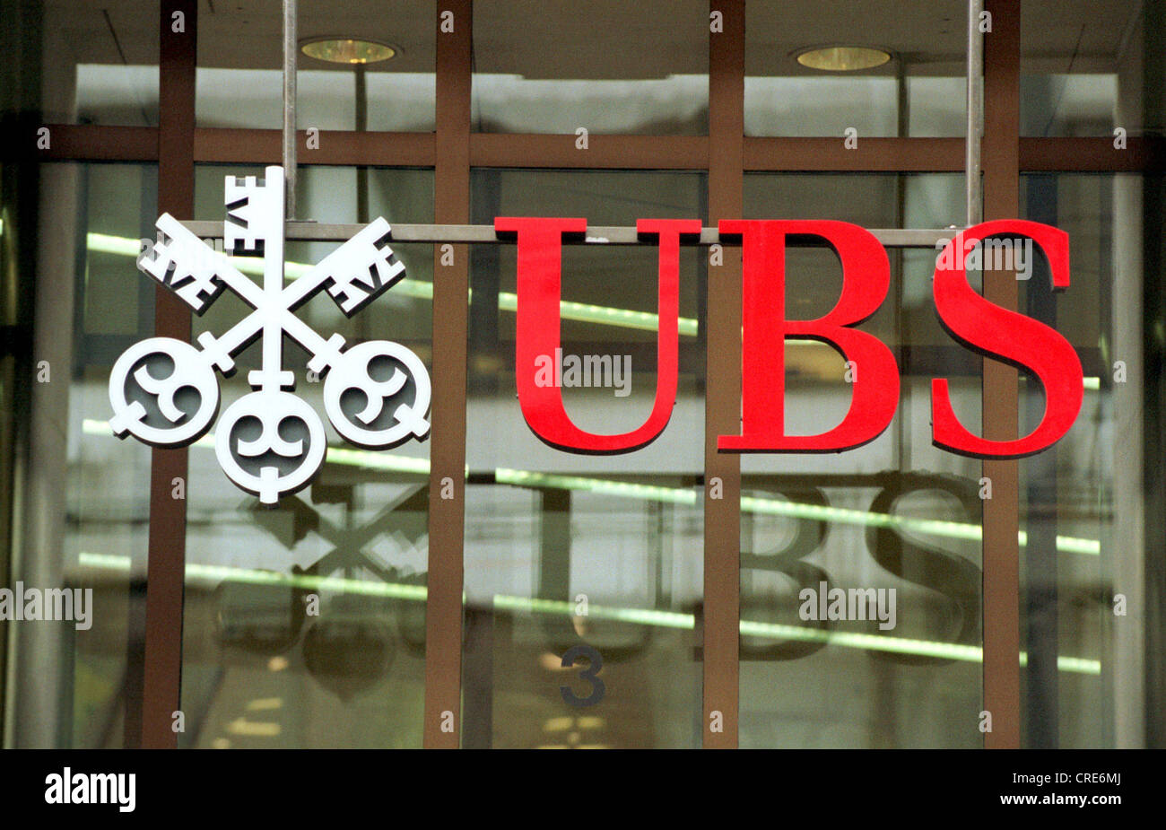 Logo of Swiss bank UBS Stock Photo - Alamy