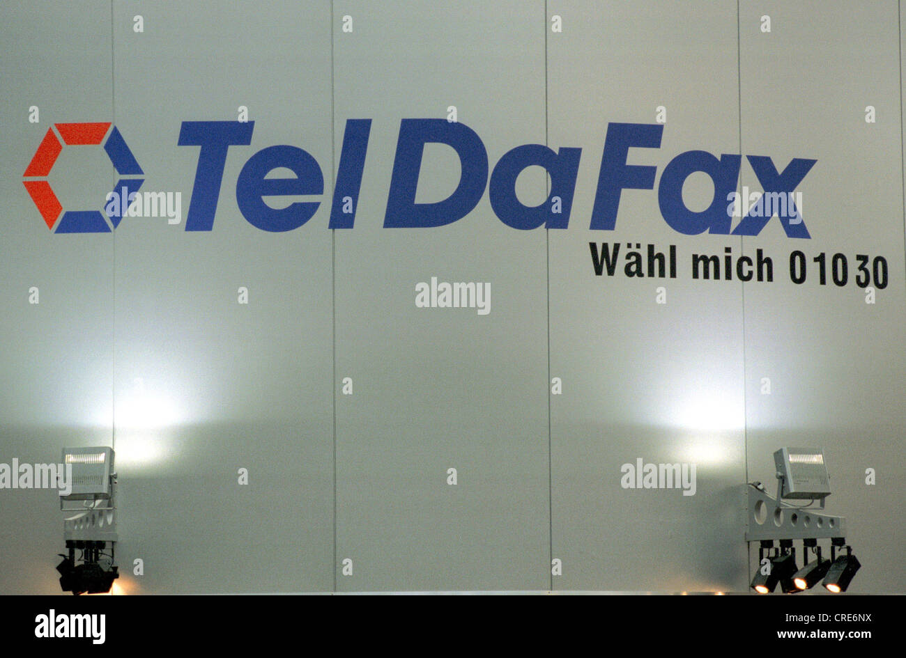 Logo of the telecommunications provider TelDaFax Stock Photo - Alamy